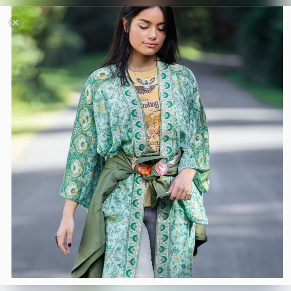 Spell | Tops | Spell Folk Song Robe Kimono S M | Poshmark